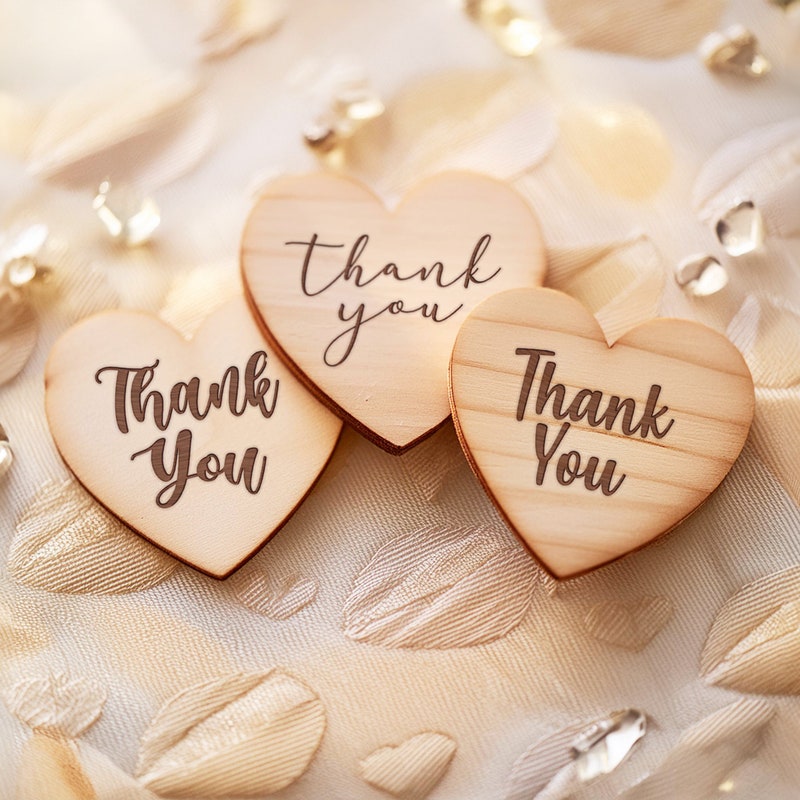 Wooden Thank You - Etsy