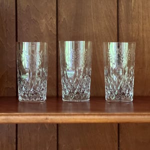 Rogaska Gallia Crystal Highball Glasses Tumbler Water, Signed, Set of 3 ...