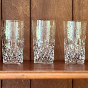 Rogaska Gallia Crystal Highball Glasses Tumbler Water, Signed, Set of 3 ...