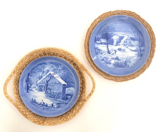 Decorative Winter Plates - Etsy