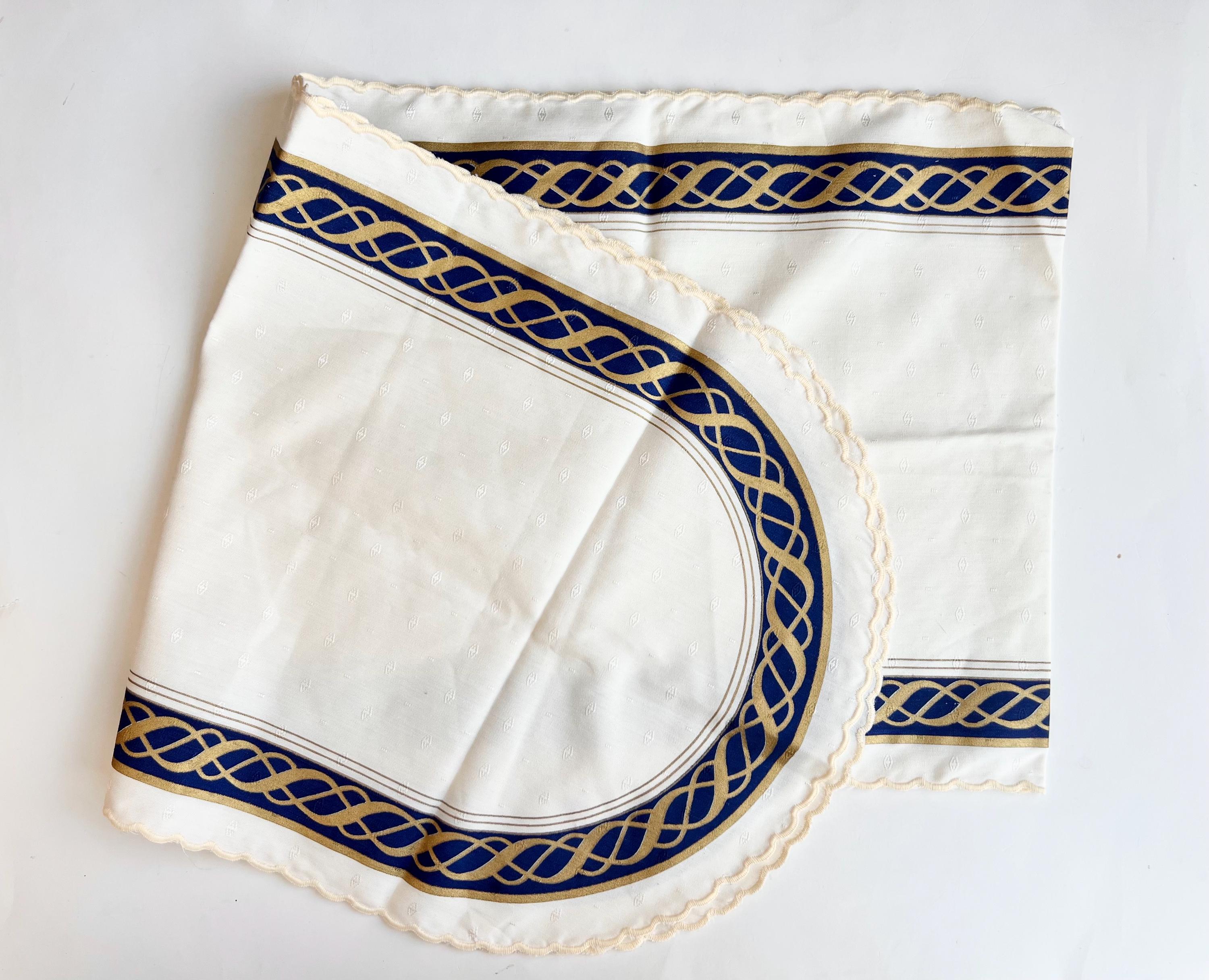 Lenox Linen Hamilton Pattern Table Linens (1989) | Vintage Placemats ...