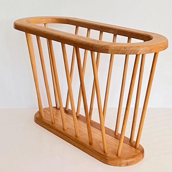 Bamboo Magazine Rack - Etsy