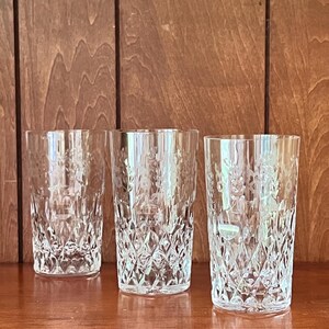 Rogaska Gallia Crystal Highball Glasses Tumbler Water, Signed, Set of 3 ...