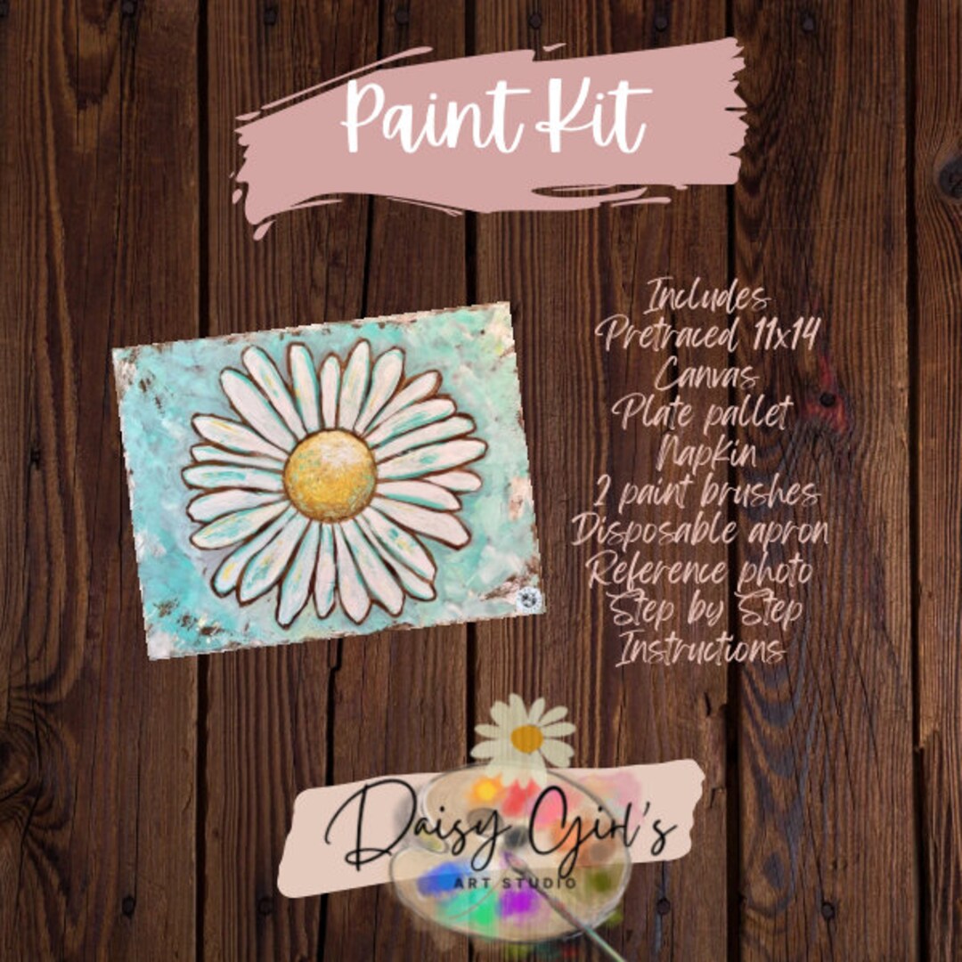 Daisy DIY Paint Kit - Etsy