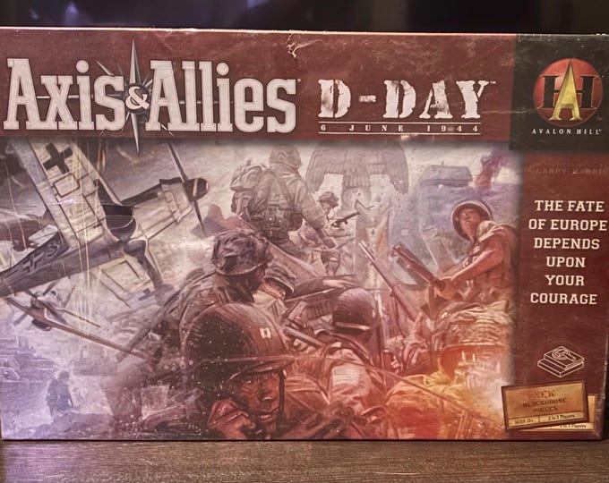 Axis & Allies D-day Board Game | NIB Factory Sealed WWII Wargame ...