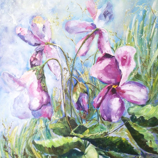 Violet Painting - Etsy