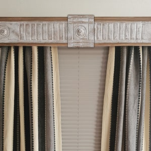 Bronze Pillar Window Cornice With Golden Lines - Etsy
