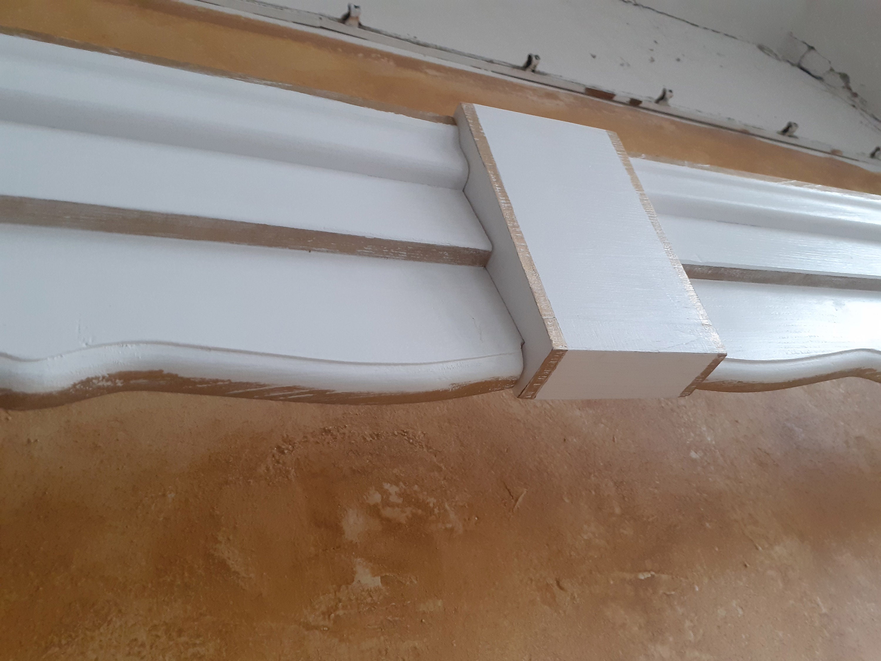 White Wood Window Cornice: Custom Window Treatments - Etsy