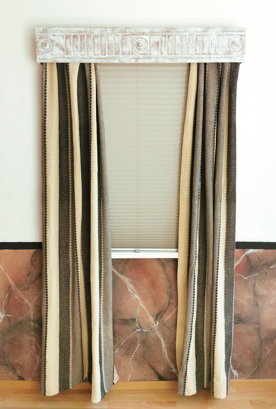 Bronze Pillar Cornice/window Cornice Box/cornice Window Treatments ...