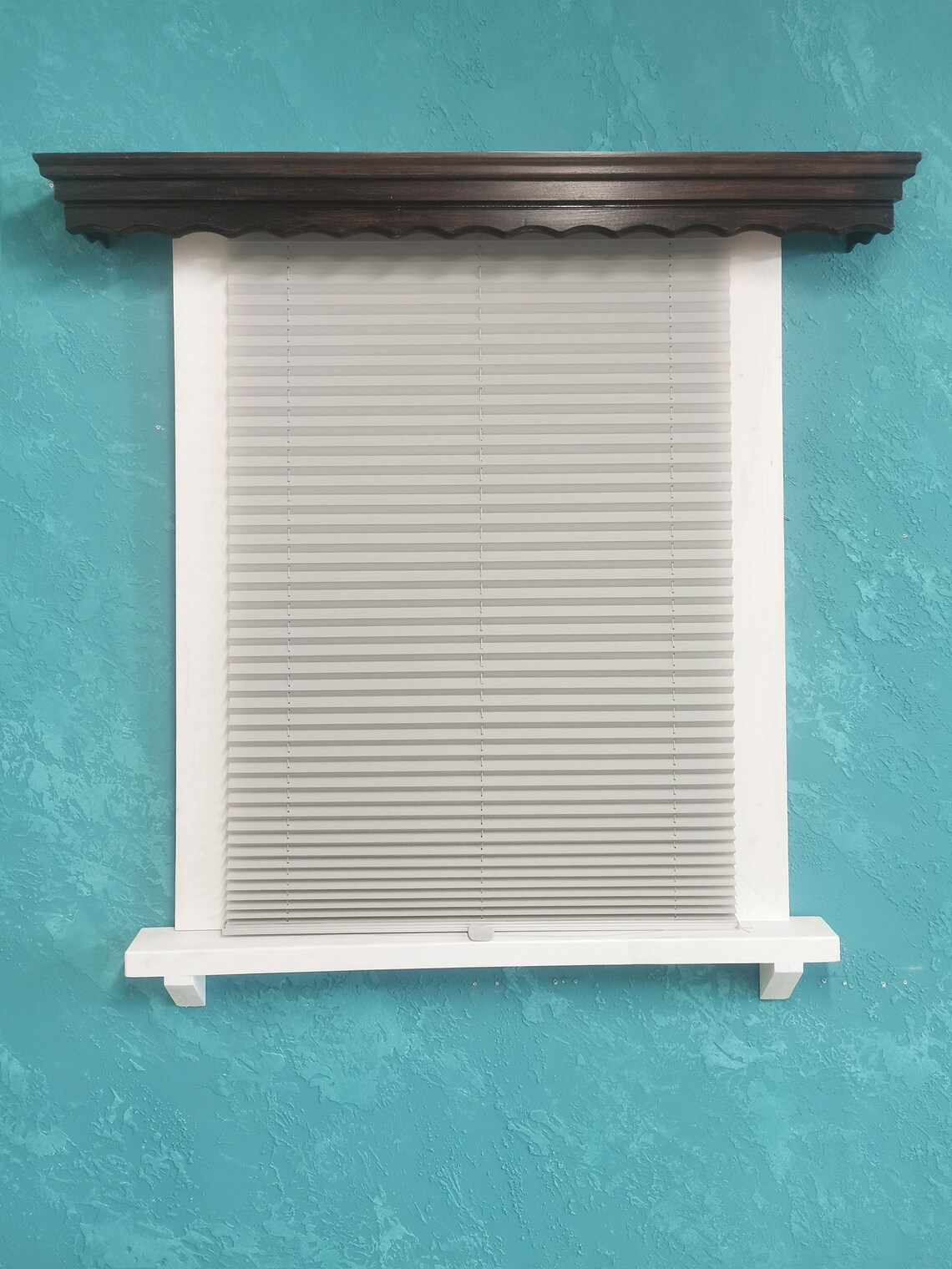 Narrow Wave Window Cornice/window Cornice Box/cornice Window Treatments ...