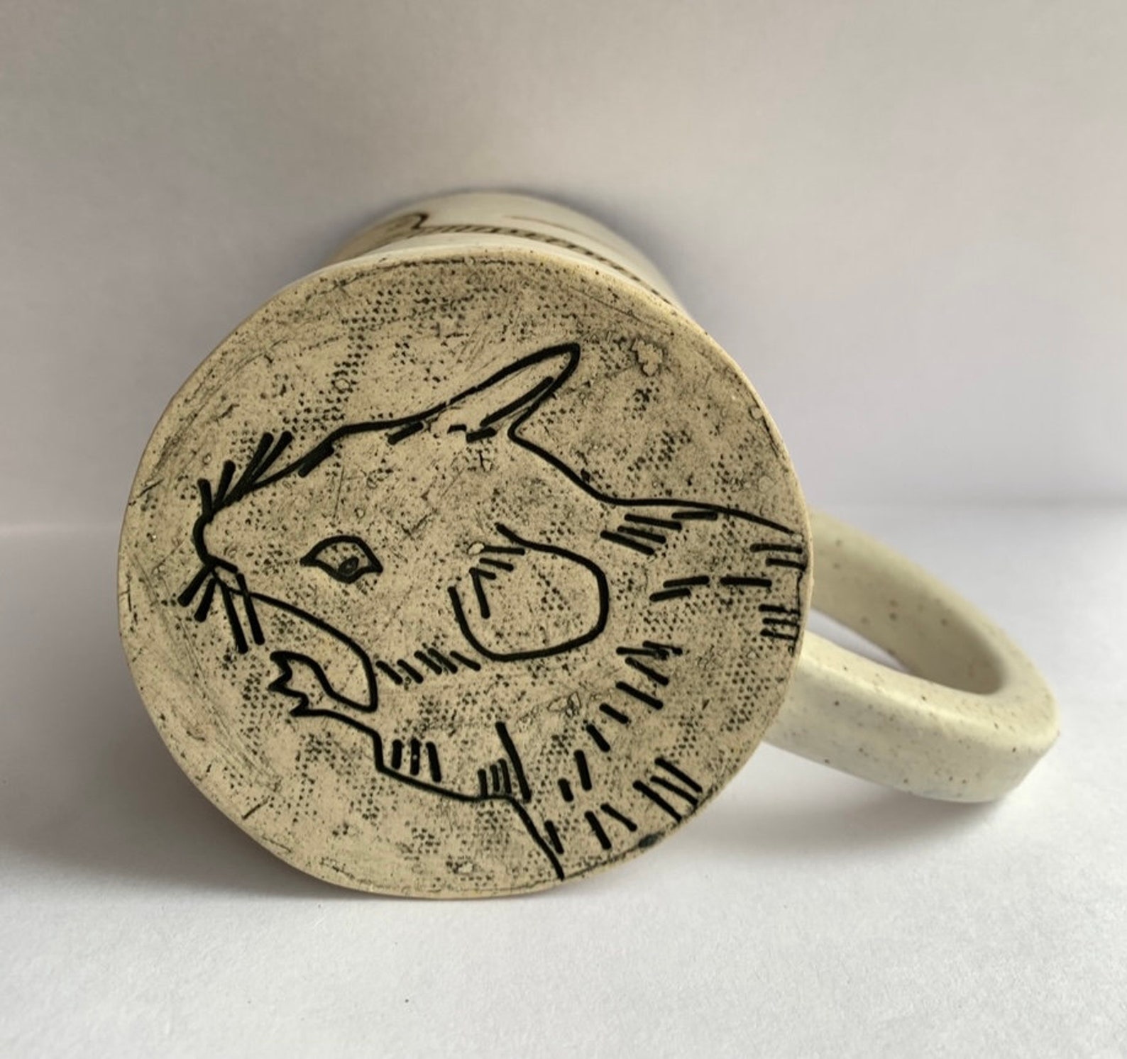 Smallest Rat Mug - Handmade Rat Art, Pottery Mug - Etsy