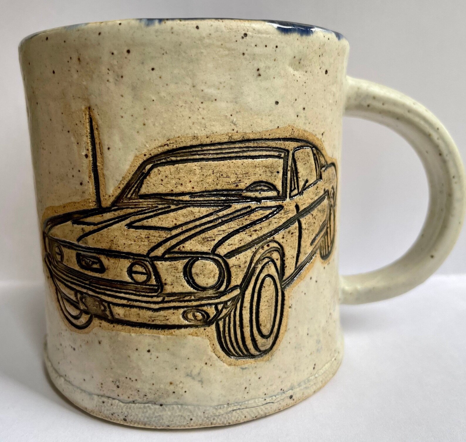 Vintage Ford Mustang Mug Set of Two Handmade Mugs - Etsy