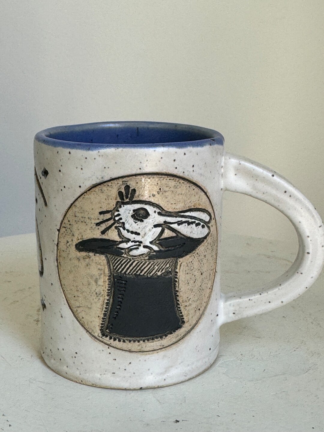 Magic Mug-handmade Pottery Magic Art- Rabbit Out of a Hat Magic Wand ...