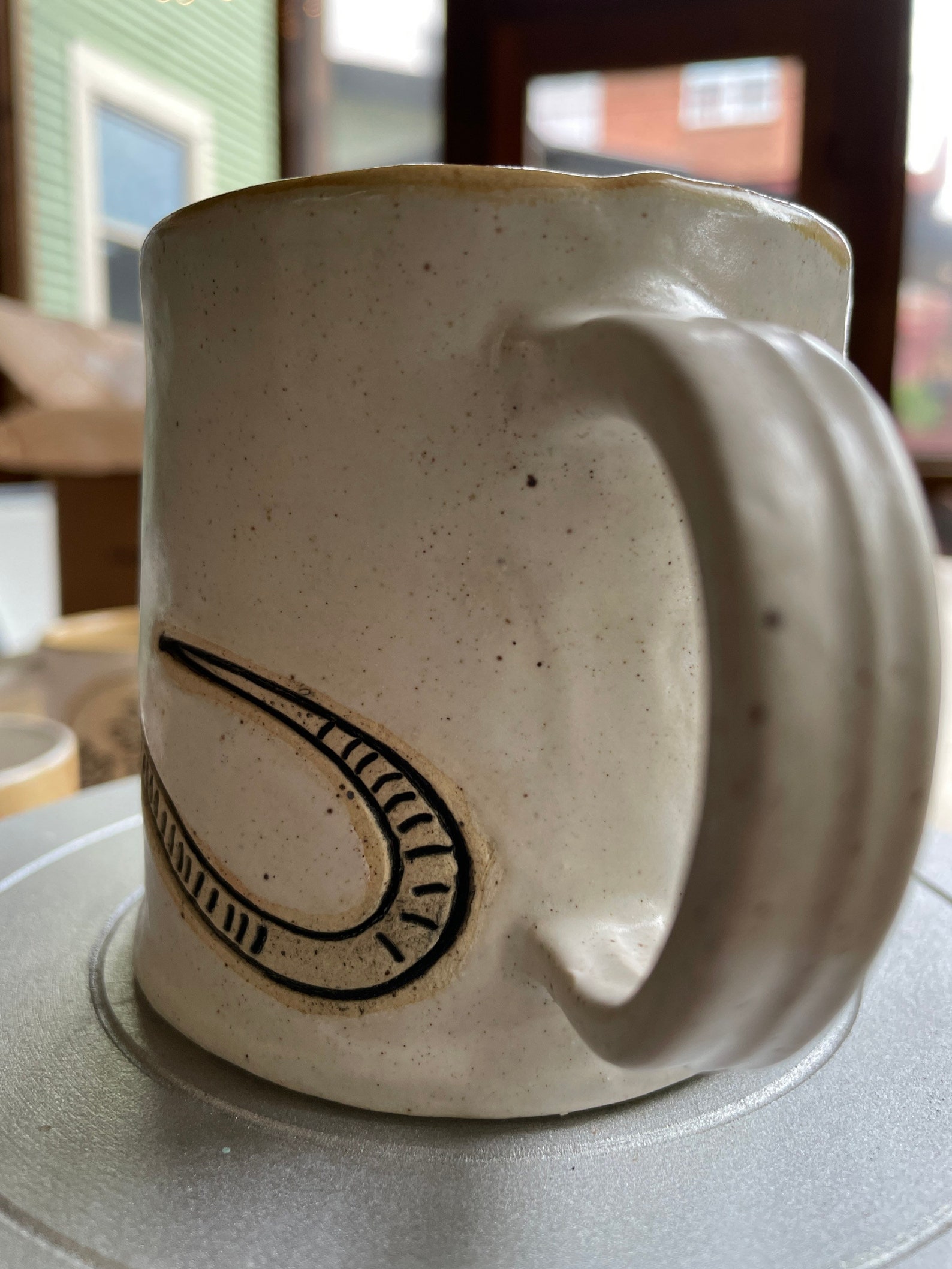 One Rat Rat Block Rat Mug handmade Rat Art | Etsy