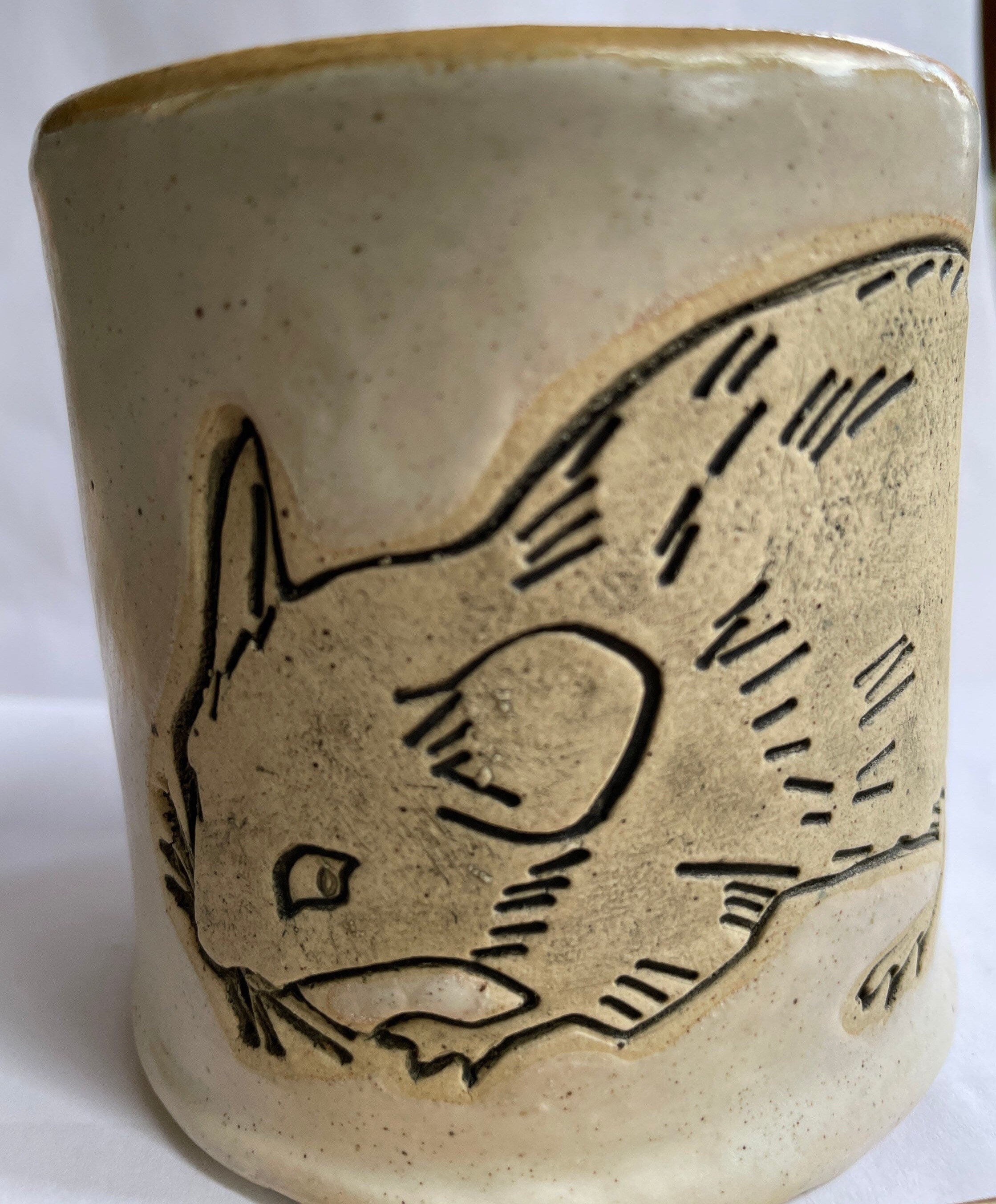 One Rat Rat Block Rat Mug handmade Rat Art Pottery Mug - Etsy