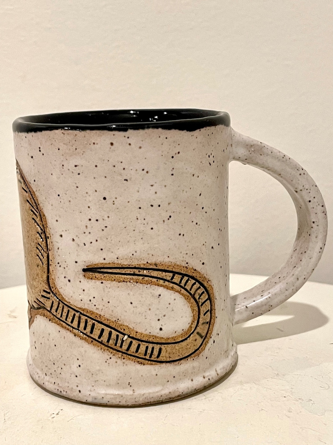 Smallest Rat Mug in Red Clay-rat Art Handmade - Etsy