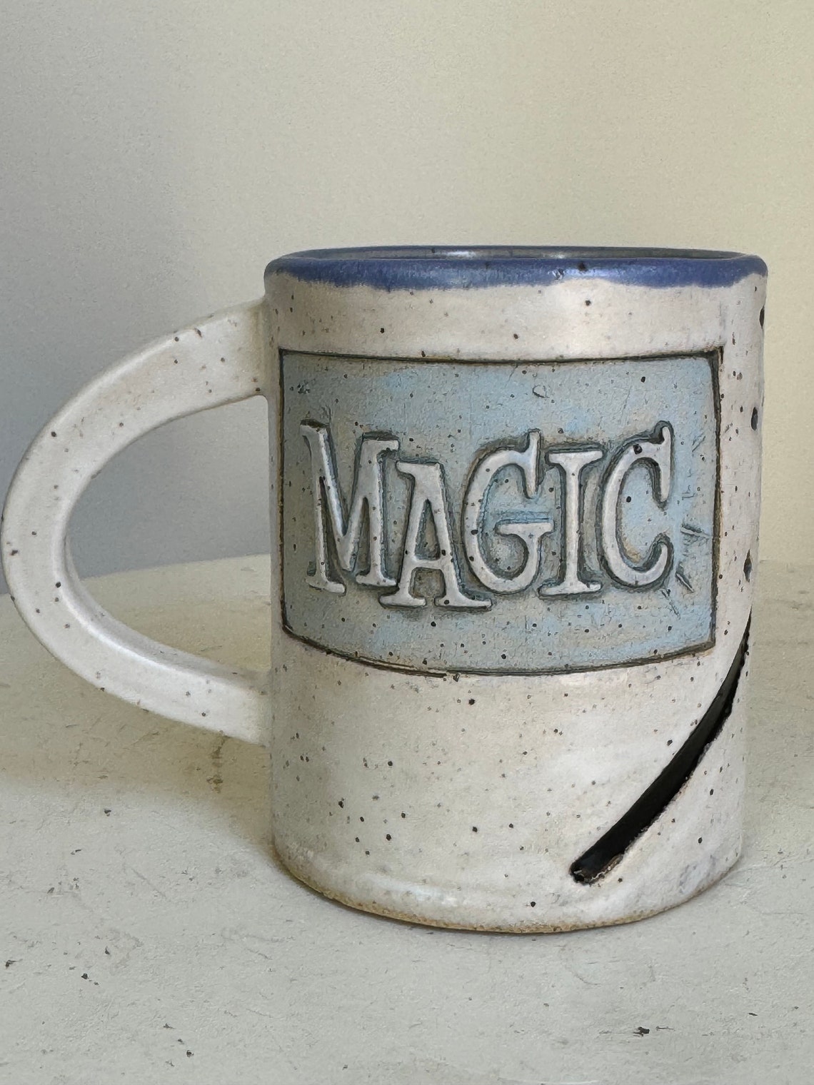 Magic Mug-handmade Pottery Magic Art- Rabbit Out of a Hat Magic Wand ...