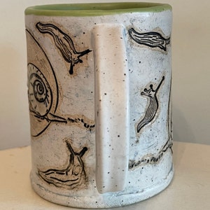 Slug Mug- Handmade Slug and Snail Art Pottery Mug - Etsy