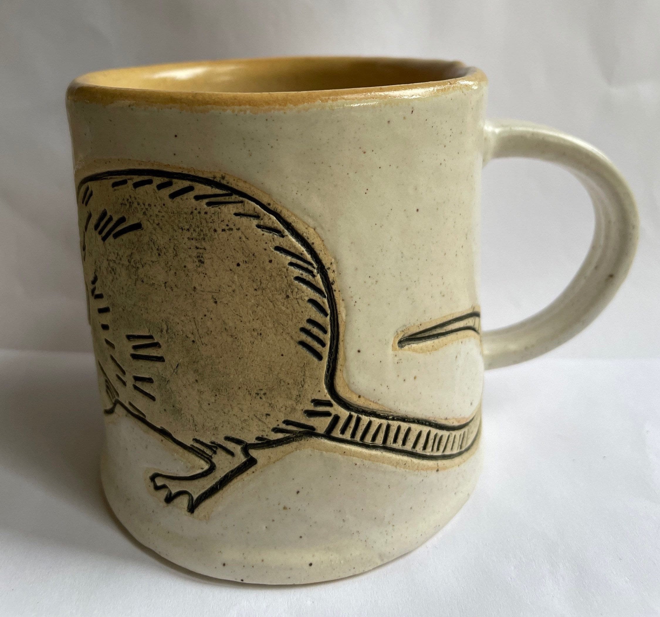One Rat Rat Block Rat Mug handmade Rat Art Pottery Mug - Etsy