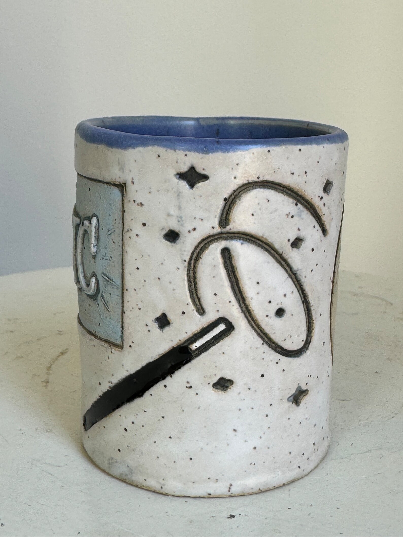 Magic Mug-handmade Pottery Magic Art- Rabbit Out of a Hat Magic Wand ...
