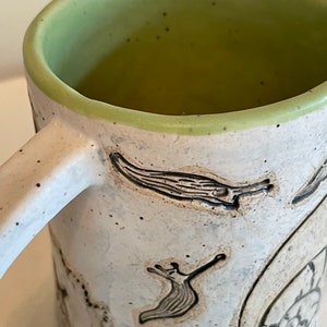 Slug Mug- Handmade Slug and Snail Art Pottery Mug - Etsy