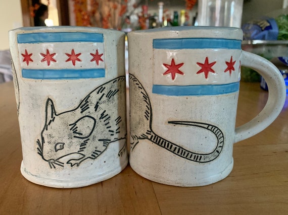 Chicago 1 Rattiest City Rat Mug unique Chicago Souvenir | Etsy