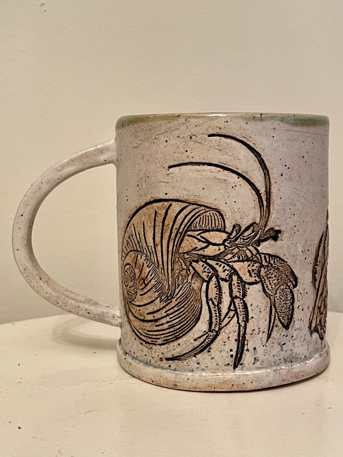 Hermit Crab Mug Handmade Hermit Crab Art Pottery Mug - Etsy