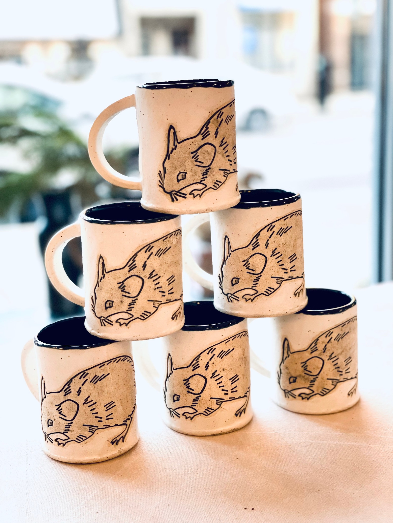 Smallest Rat Mug - Handmade Rat Art, Pottery Mug - Etsy