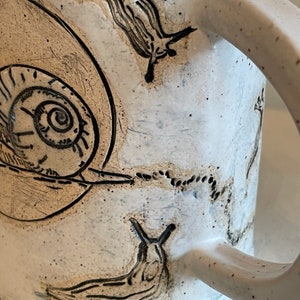 Slug Mug- Handmade Slug and Snail Art Pottery Mug - Etsy