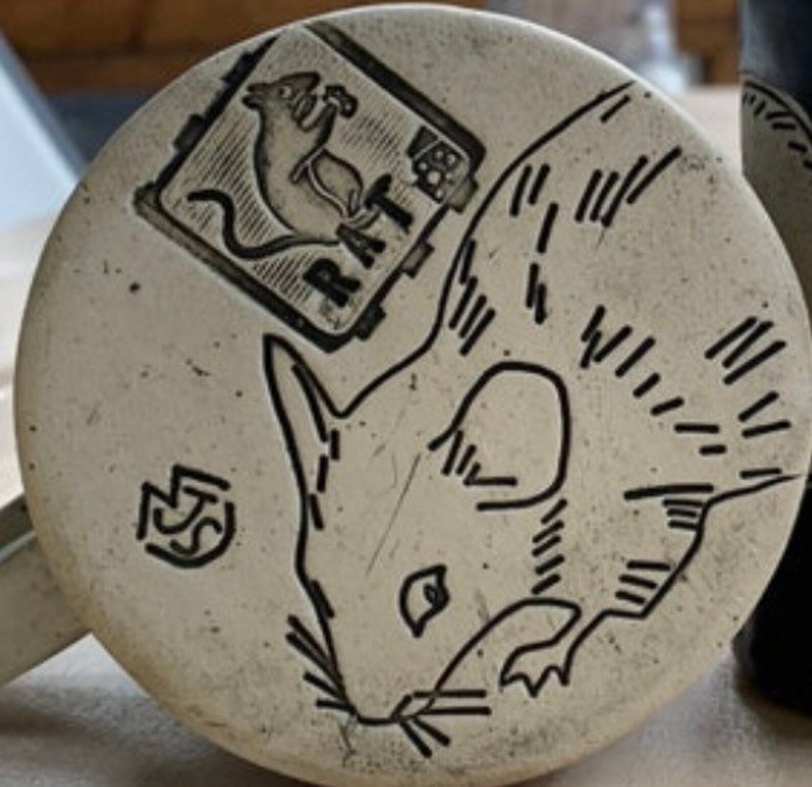 One Rat Rat Block Rat Mug handmade Rat Art Pottery Mug - Etsy