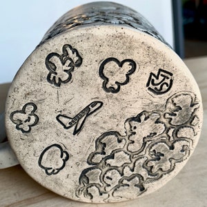 Popcorn Mug-quirky Handmade Popcorn Art! Pottery Mug - Etsy