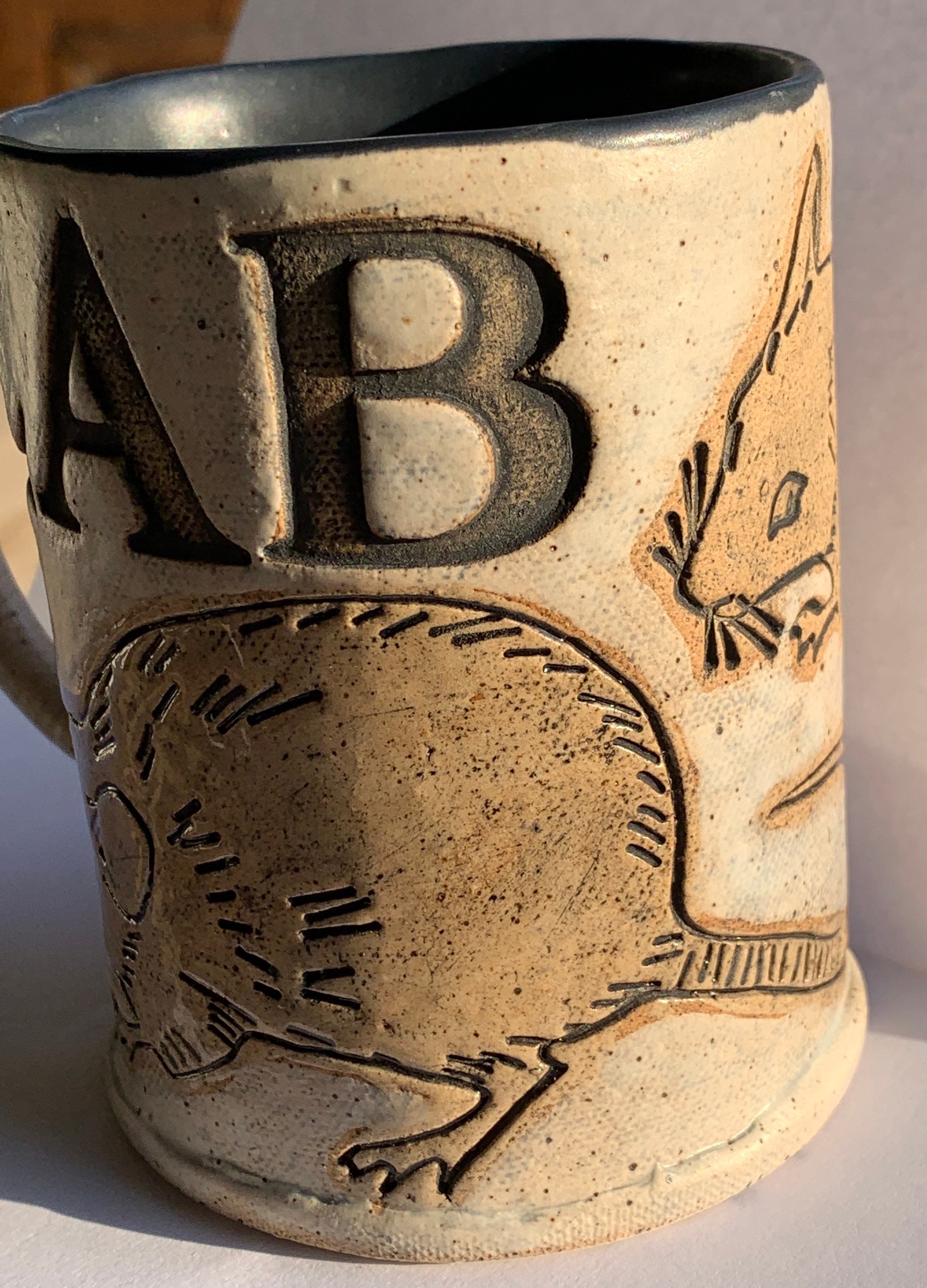 Lab Rat Mug - Handmade Rat Art Rat Gift, Pottery Mug - Etsy