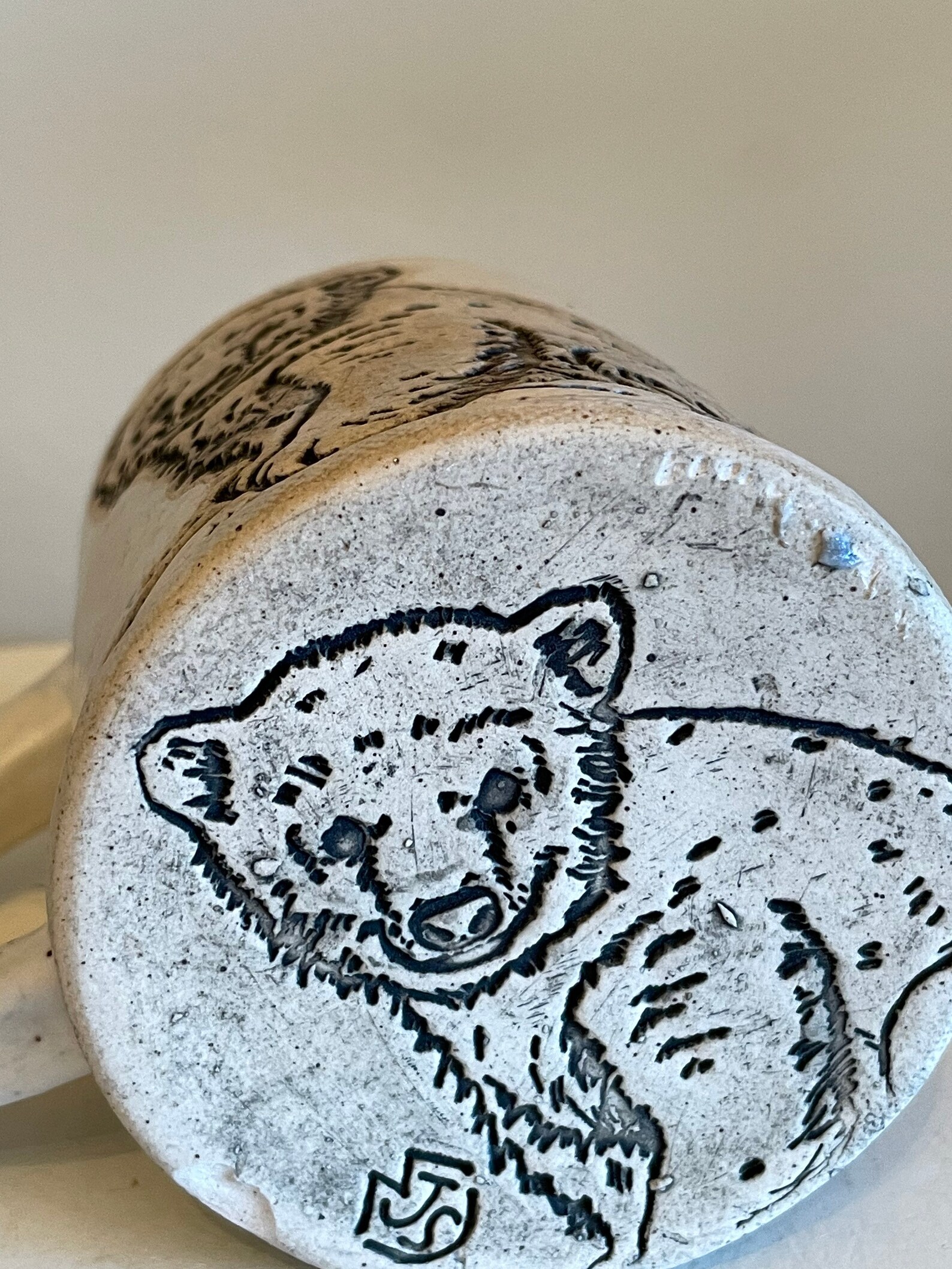 Baby Bear Mug Handmade Bear Art Pottery Mug - Etsy