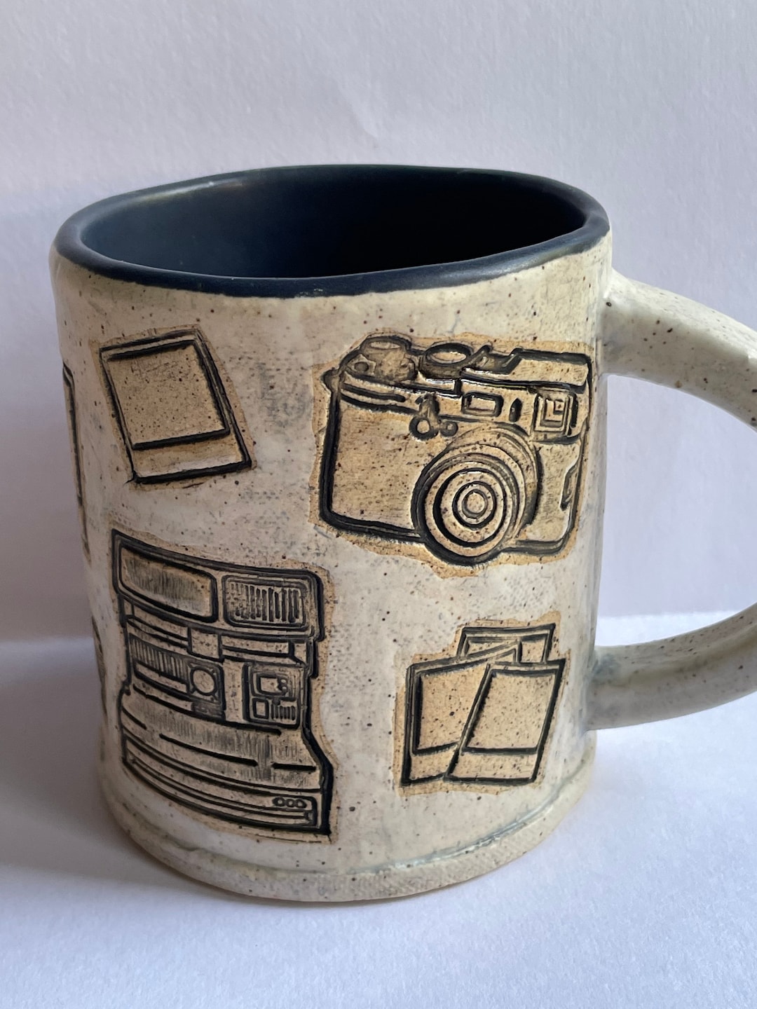 Photographer’s Favorite Mug - Handmade Unique Pottery Mug, Camera and ...