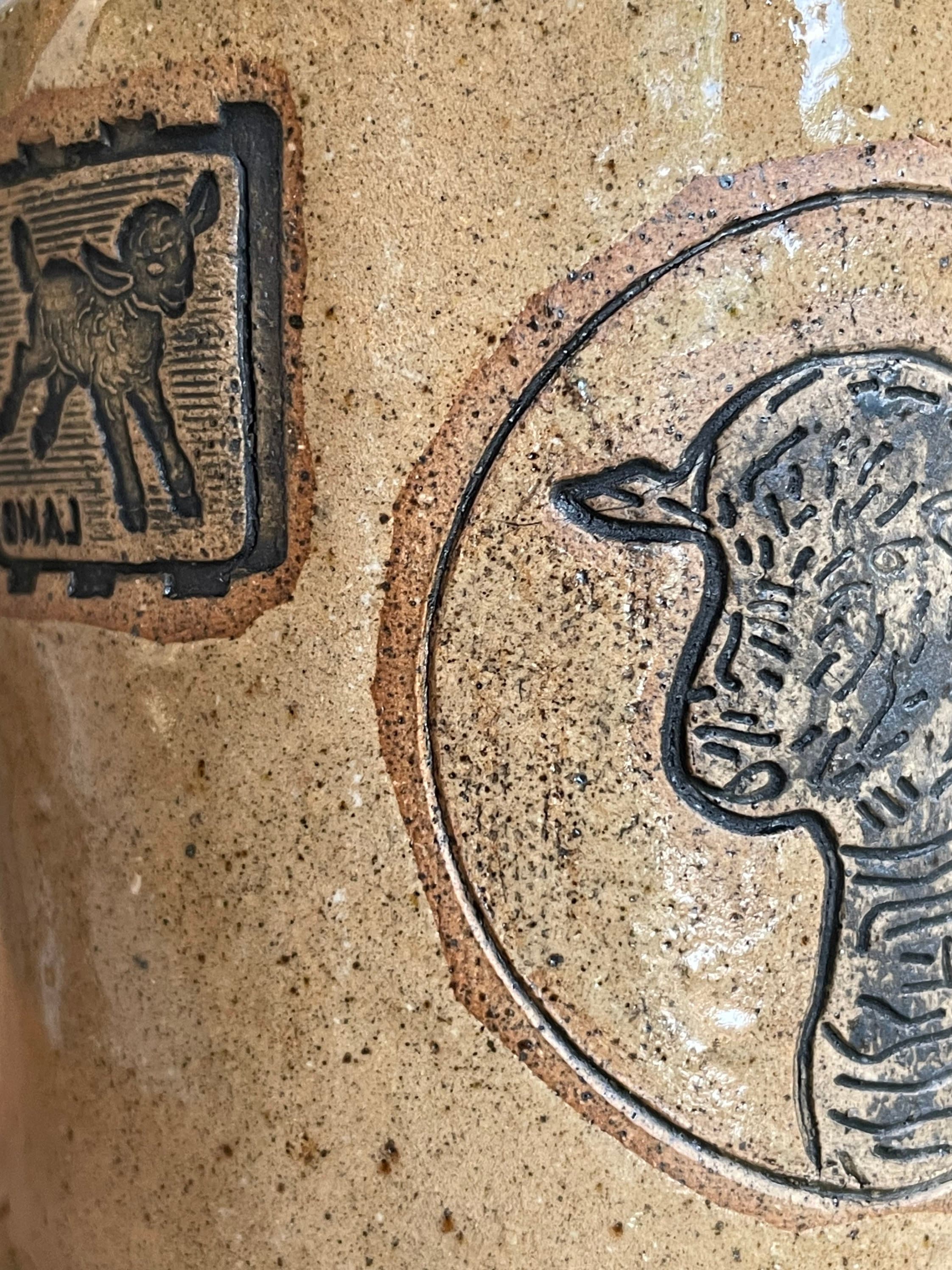 Black Sheep/white Sheep Lamb Stamp Mug Set handmade Pottery | Etsy