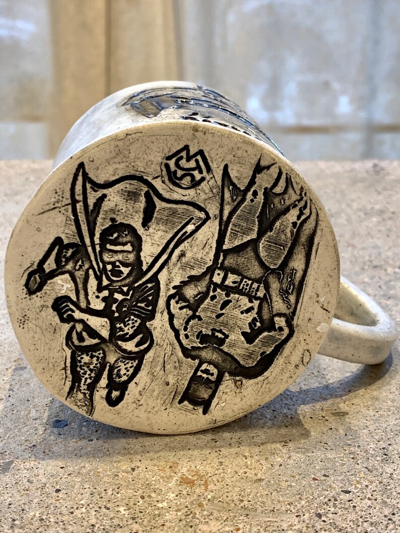 Holy Batman and Robin Mug Batman Handmade Pottery Batman Art | Etsy