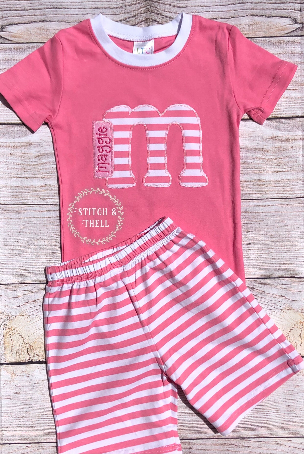 Personalized Kids Pajamas Kids Monogram Pajamas Kids Name - Etsy