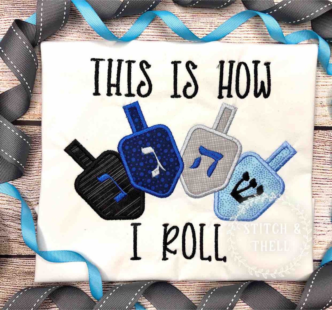 This is How I Roll Shirt, Dreidel Shirt, Hanukkah Dreidel Shirt ...