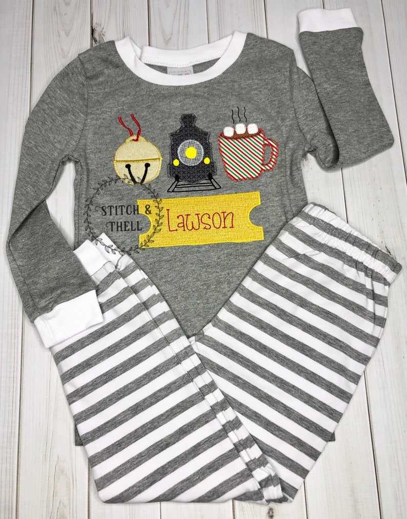 Polar Express Pajamas Christmas Polar Express Kid's - Etsy