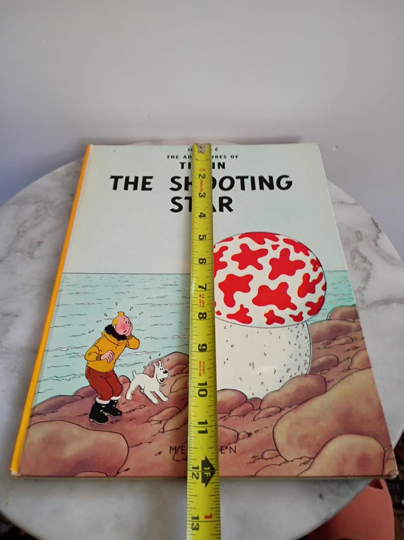 The Shooting Star - Adventures of Tintin by Herge 1970 Color Picture ...