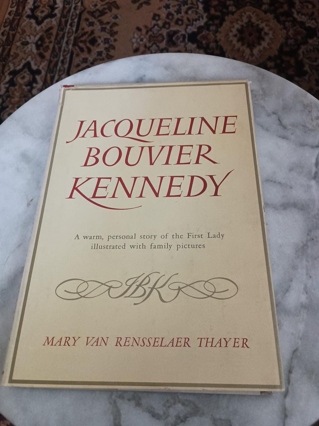 Jackie Kennedy Jacqueline Bouvier Kennedy 1st Edition HCDJ Thayer 1961 - Etsy