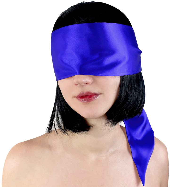 Blindfold Blindfold Fetish Silk Eye Mask Blindfold Ribbon Etsy