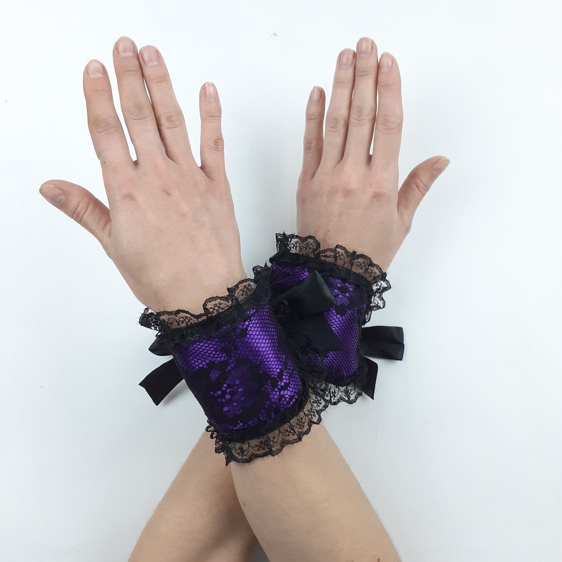 Handcuffs Handmade Lace Handcuffs Handcuffs Lace Ribbons on - Etsy