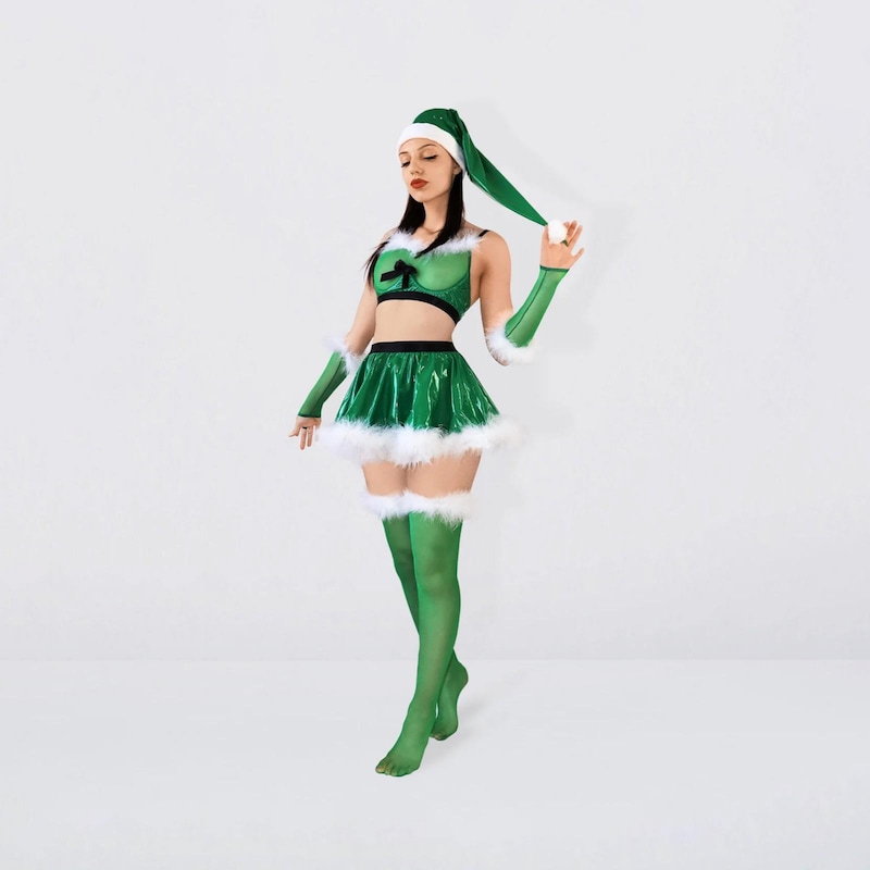 Womens Sexy Santa Costume - Etsy