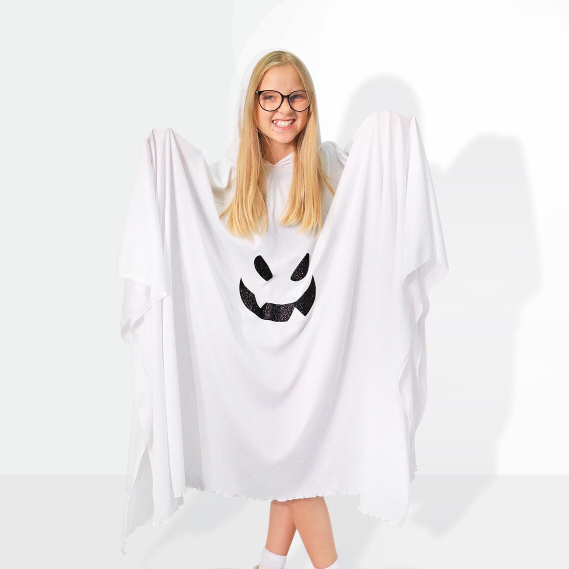 Ghost Costume, Ghost Hooded Cape, Ghost Cloak, Halloween Costume ...