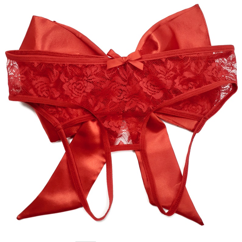 Sexy Panties With Bow Sexy Lingerie Erotic Lingerie Open Etsy