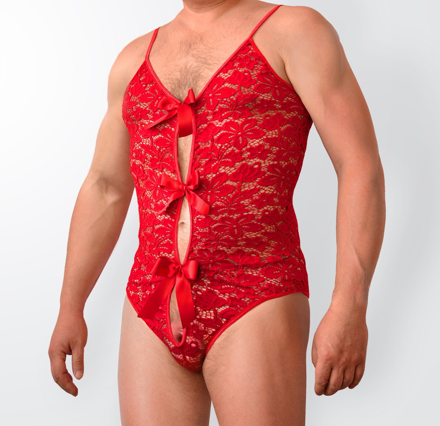 Sexy Bodysuit Men Men Fetish Underwear Mens Lingerie Lace Etsy