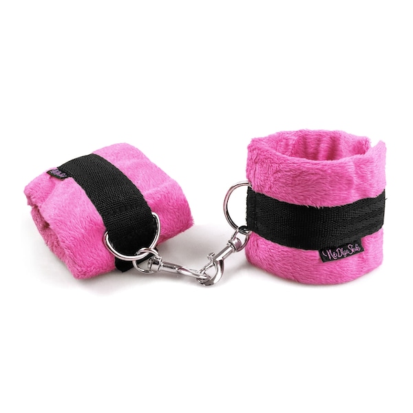 Pink Fuzzy Handcuffs - Etsy