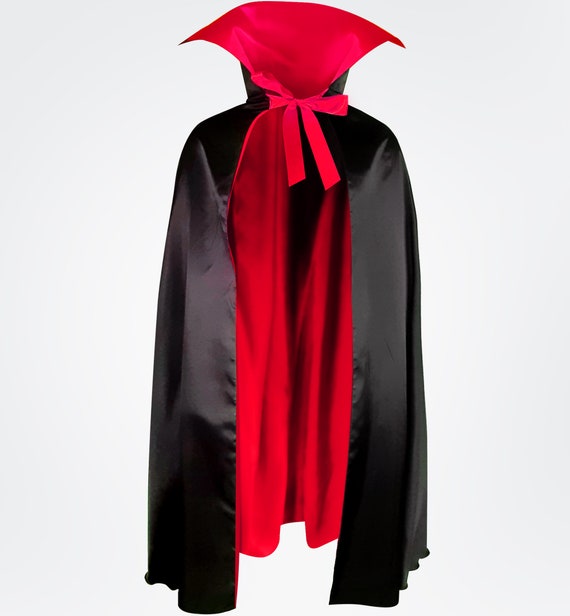 Dracula Cloak Vampire Cloak Halloween Long Cape Fantasy - Etsy