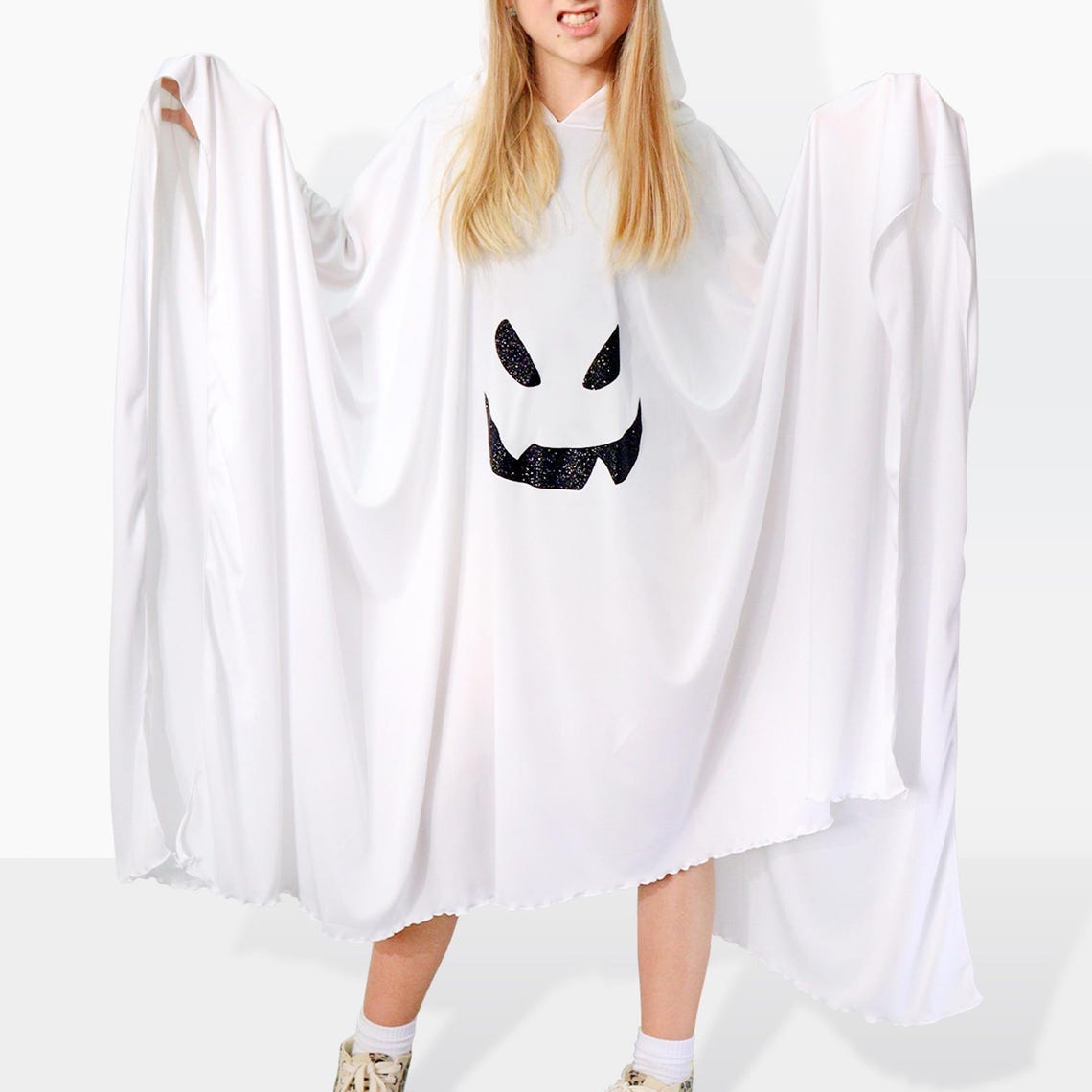 Ghost Costume, Ghost Hooded Cape, Ghost Cloak, Halloween Costume ...